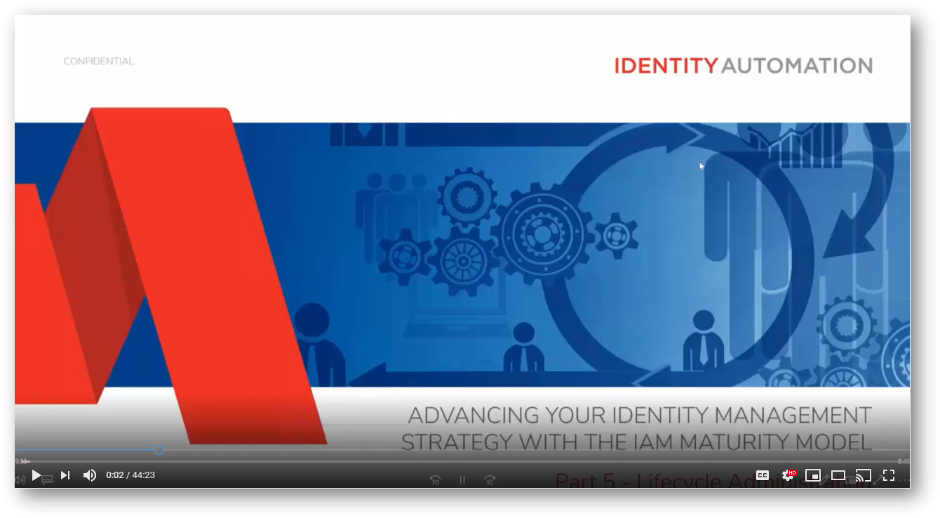 Advancing Your Identity Management Strategy with Lifecycle Management Advancing Your Identity Management Strategy with Lifecycle Management